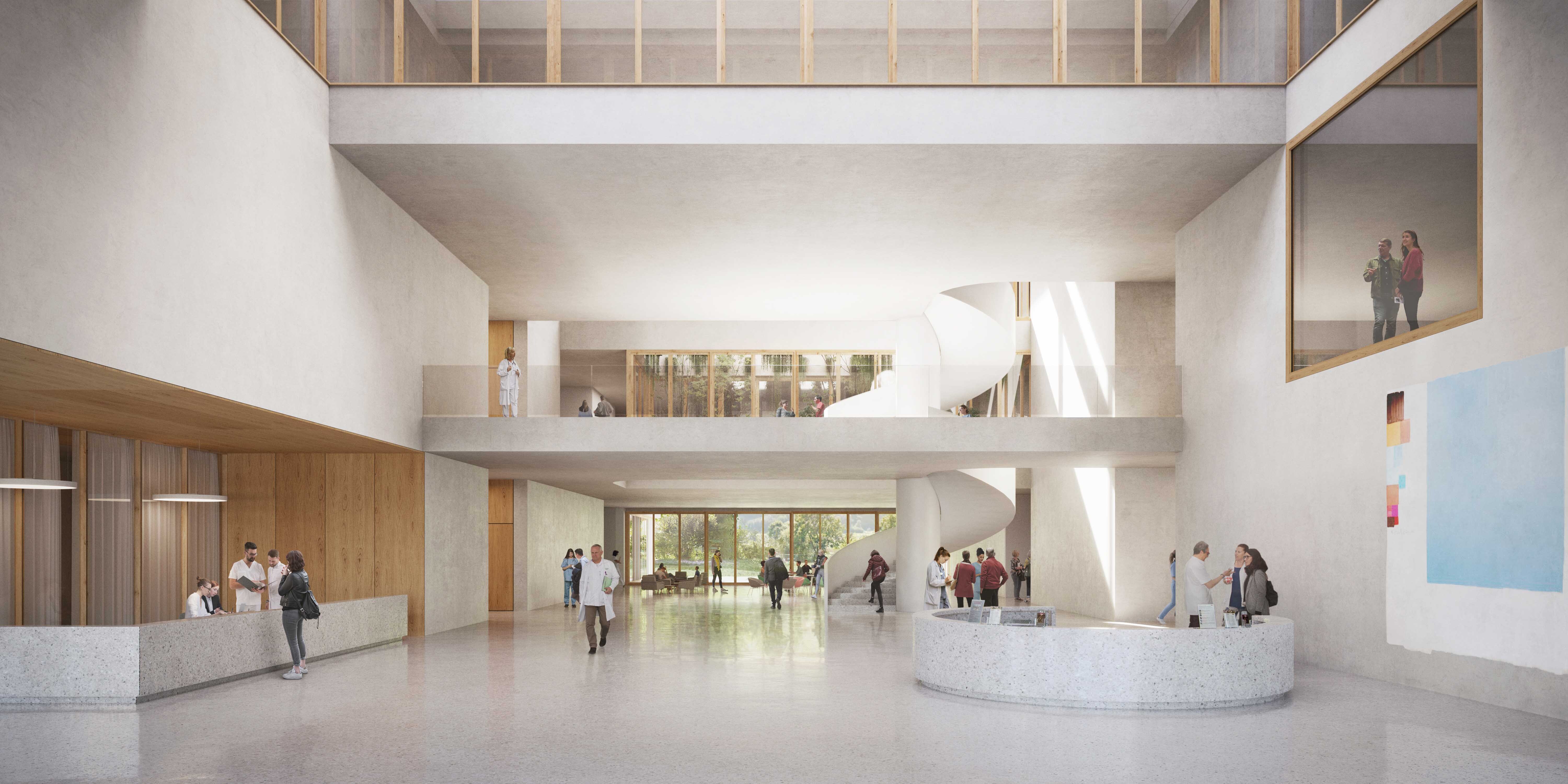 Spitalneubau Biel-Brügg | 1. Rang, Wettbewerb - steigerconcept